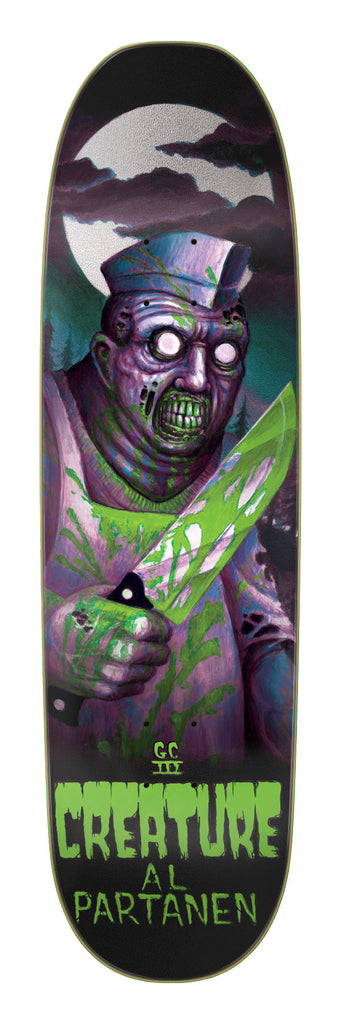 8.8in Partanen Feeding Time XX Pro Deck | Creature Skateboards Canada
