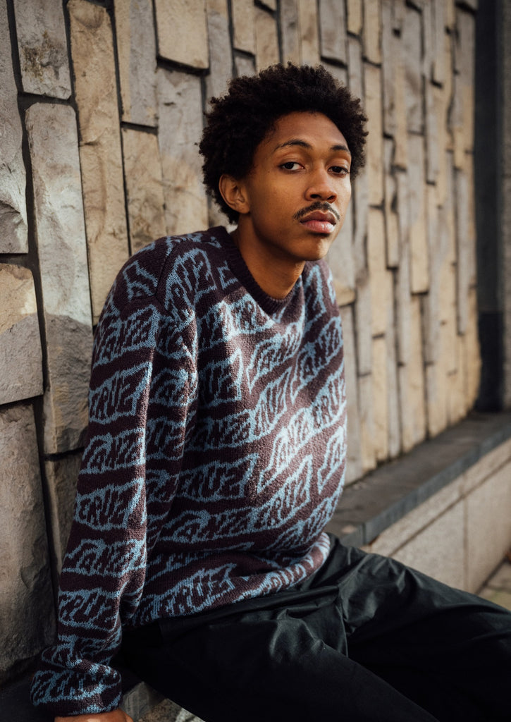 Creep Repeat Crew Sweater | All Over Print | Santa Cruz Skateboards Canada