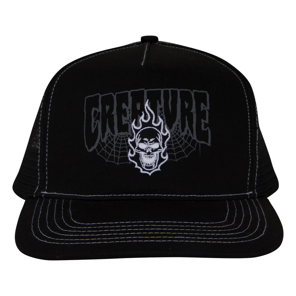 Bonehead 2 Trucker Hat | Skate Headwear | Creature Canada